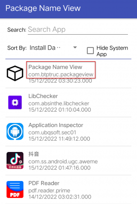 安卓查看已安装应用原始包名的工具：Package Viewer、LibChecker、Package Manager等_手机APP讨论区_手机 ...